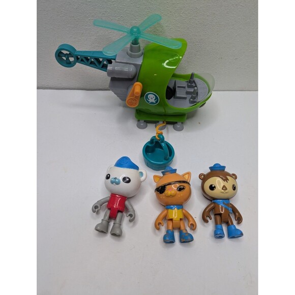 Mattel | Toys | Octonauts Guph Helicopter Vehicle Plus 3 Figures ...